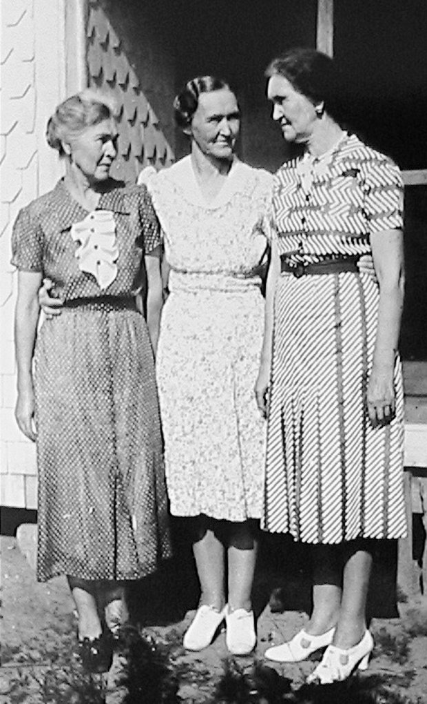 Bertha Almeda Baxter Edwards - Family Then and Now